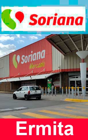 Soriana Mercado Ermita Cuauhtémoc S/N Santa, Martha.- México